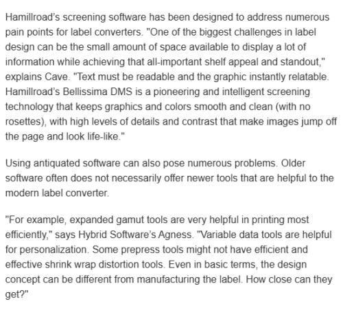 Label Design Software - Hamillroad Software Limited
